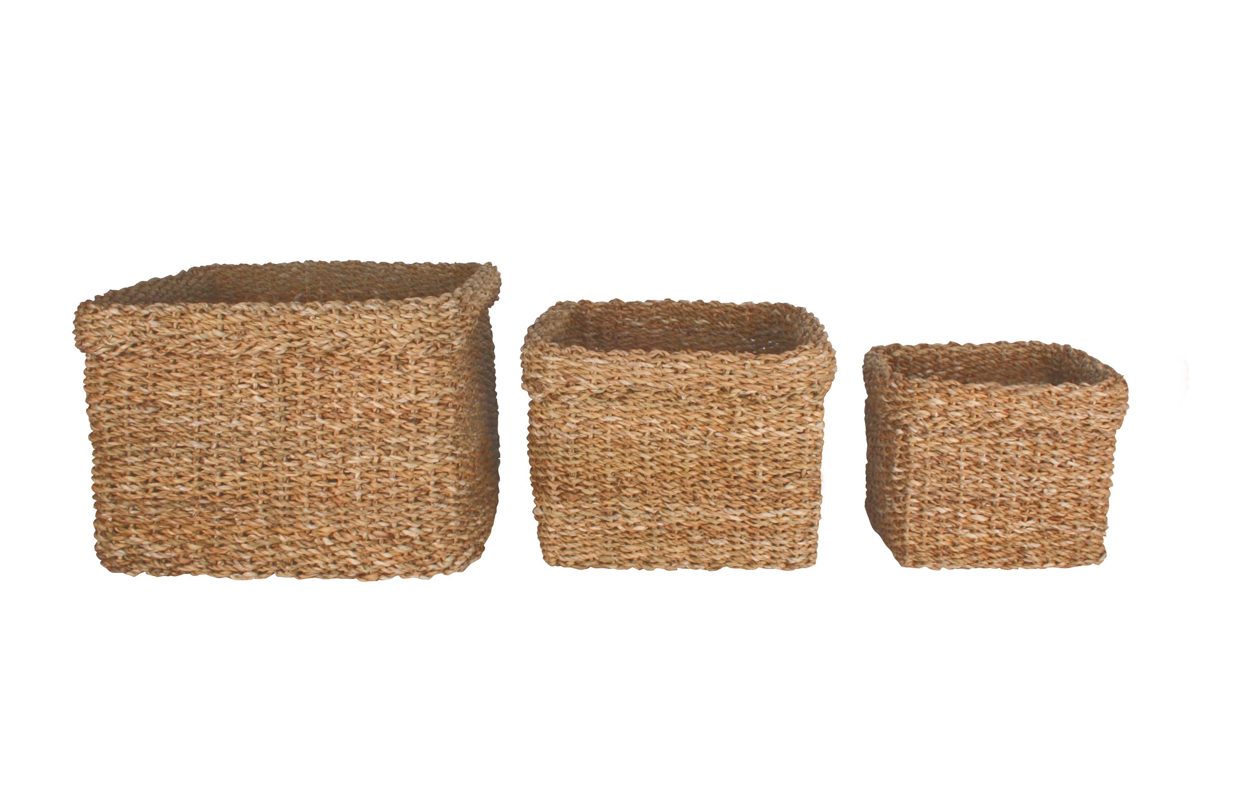 Yallingup Seagrass Square Basket | Affordable & Durable | Buy Now – Genstore